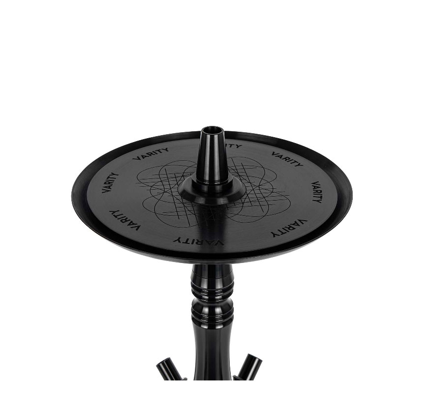 Moze Varity Squad Black - Stem Set - Wavy Frosted Hookah - Vaya cachimbas